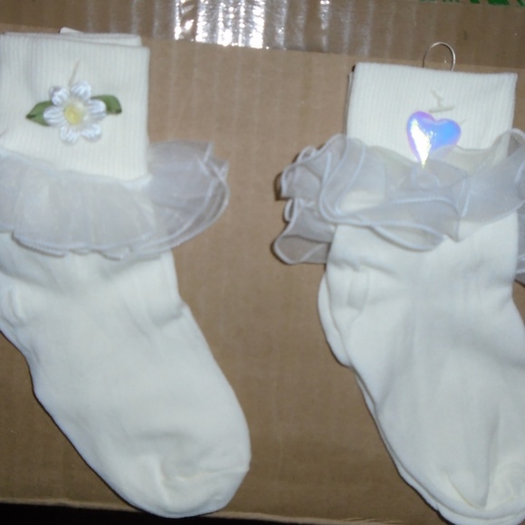 Accessories | Vintage Rare 2 Pairs Fancy Dressy Bobby Socks | Poshmark